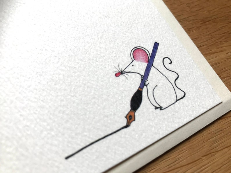 Mouse Thank You Postcards Pack of 10 - Etsy UK