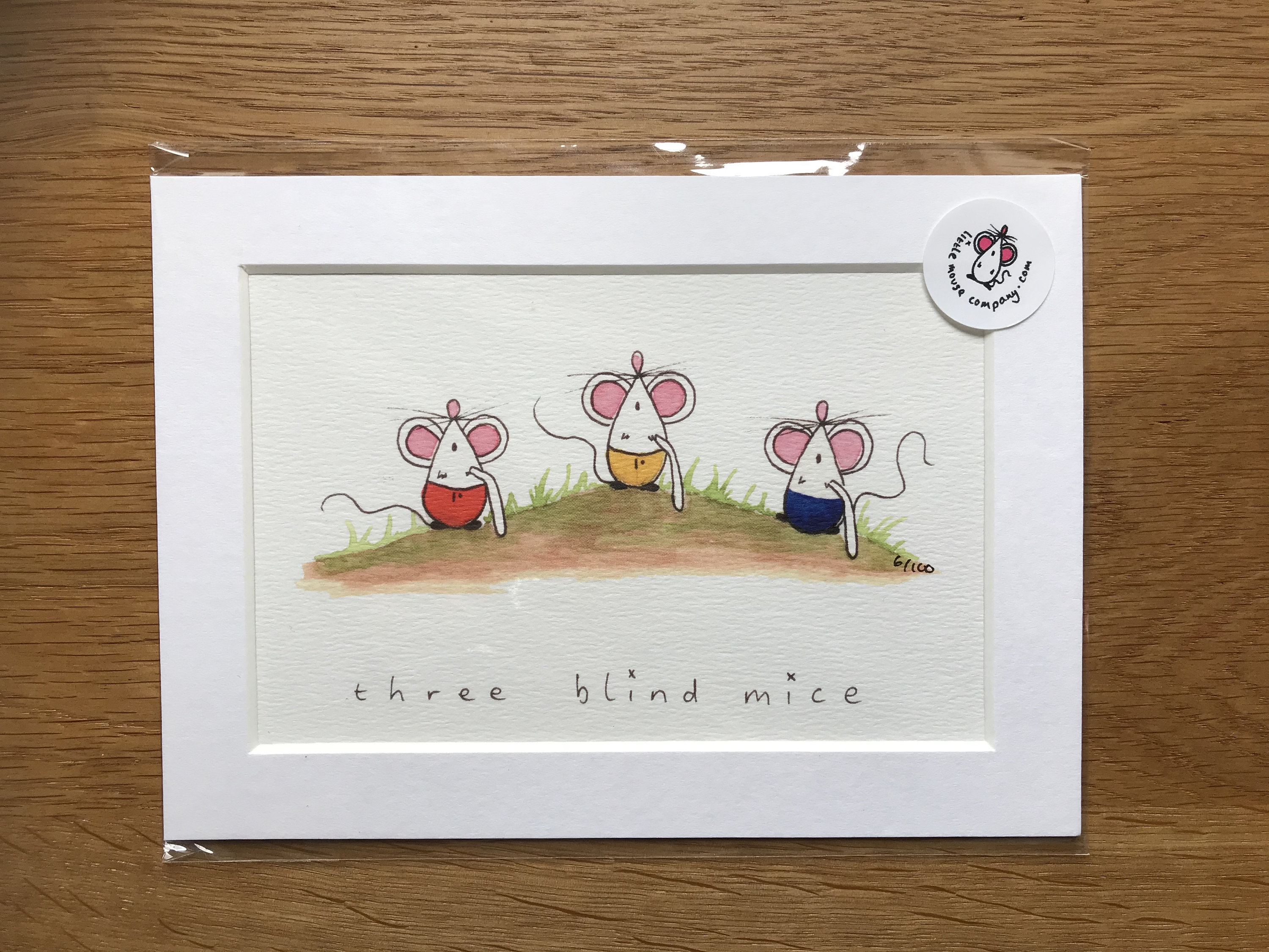 3 Blind Mice Nursery Rhyme Limited Edition Print - Etsy UK