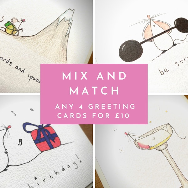 Mix and Match Cards - Etsy