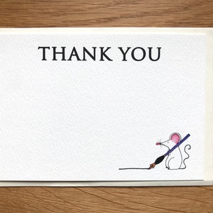 Mouse Thank You Postcards Pack of 10 - Etsy UK