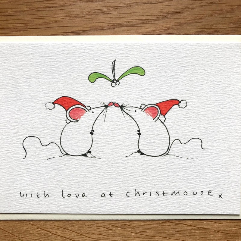 Love Christmas Card - Etsy