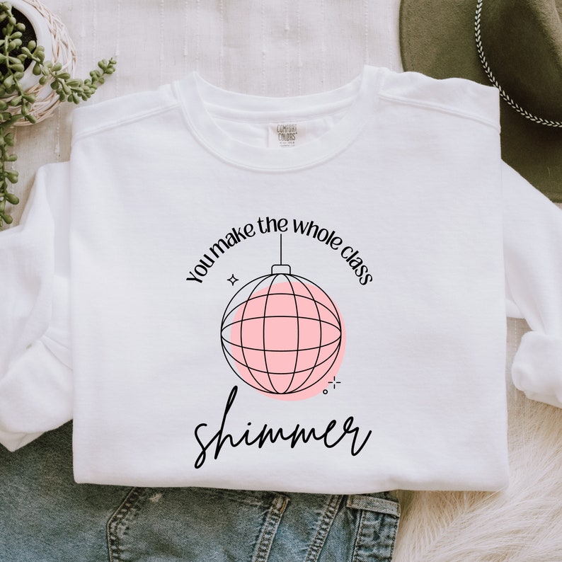 You Make the Whole Class Shimmer Svg, Teacher Swiftie Svg, Trendy Swift ...