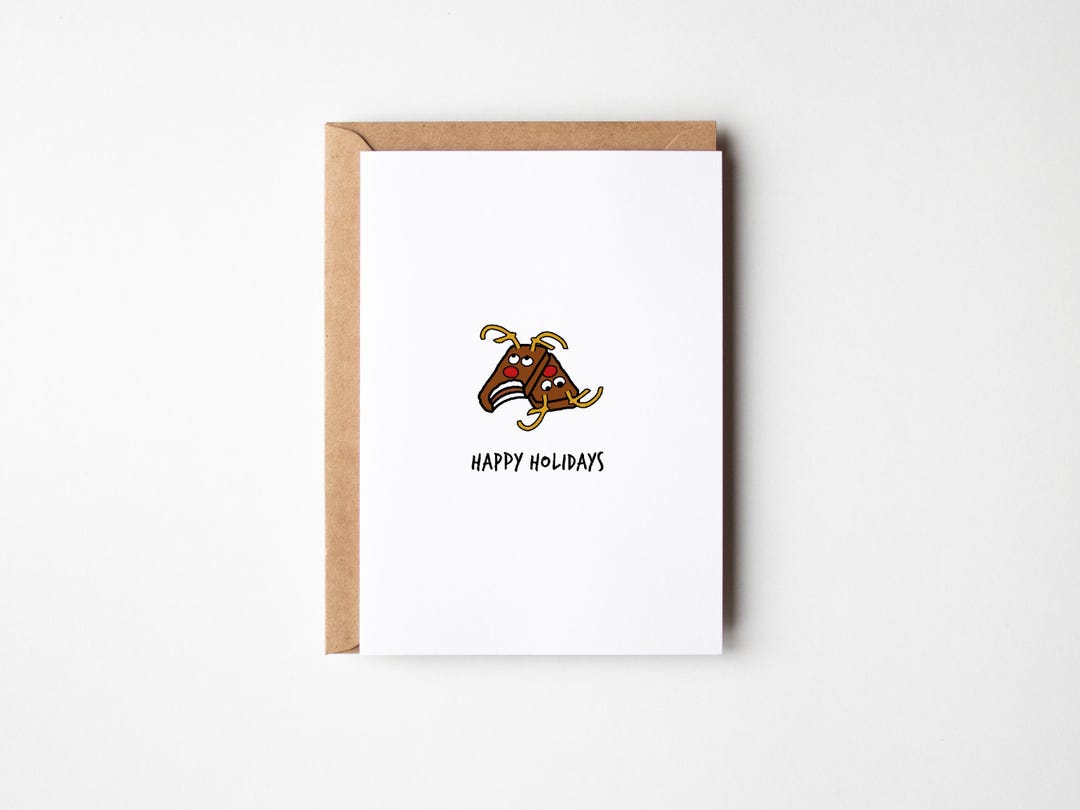 Tim Tam Reindeer Christmas Card Australian Christmas Card Personalised ...