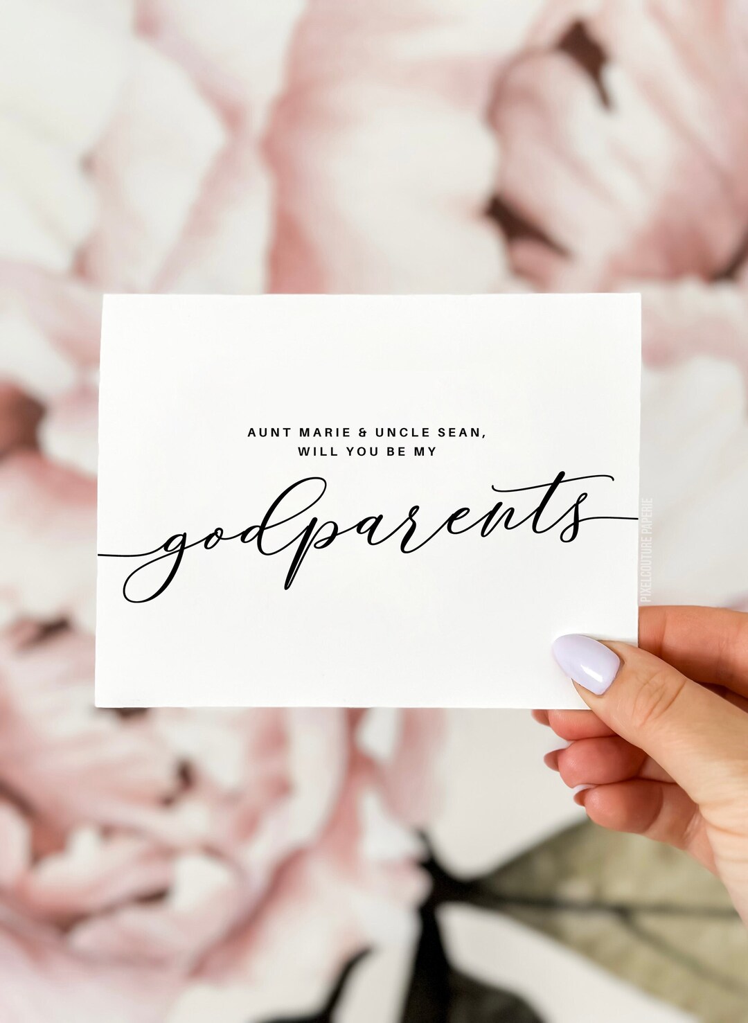 Will You Be My Godparents Card, Godparents Proposal Card, Be My ...