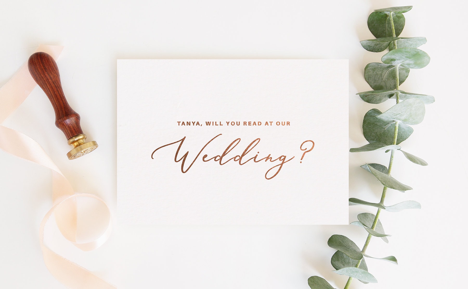 Will You Read at Our Wedding Card, Will You Be Our Reader Card, Reader ...