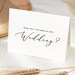 Will You Read at Our Wedding Card, Will You Be Our Reader Card, Reader ...
