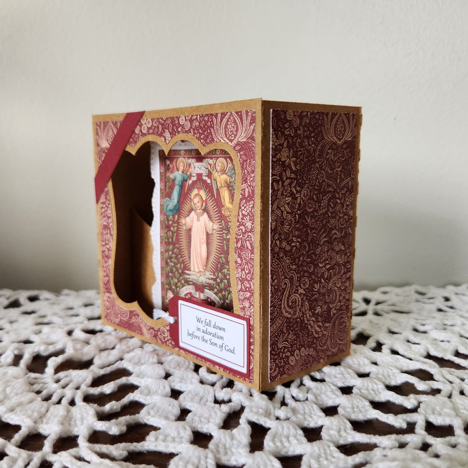 The Most Holy Name of Jesus Mini Shrine Keepsake Card - January ...