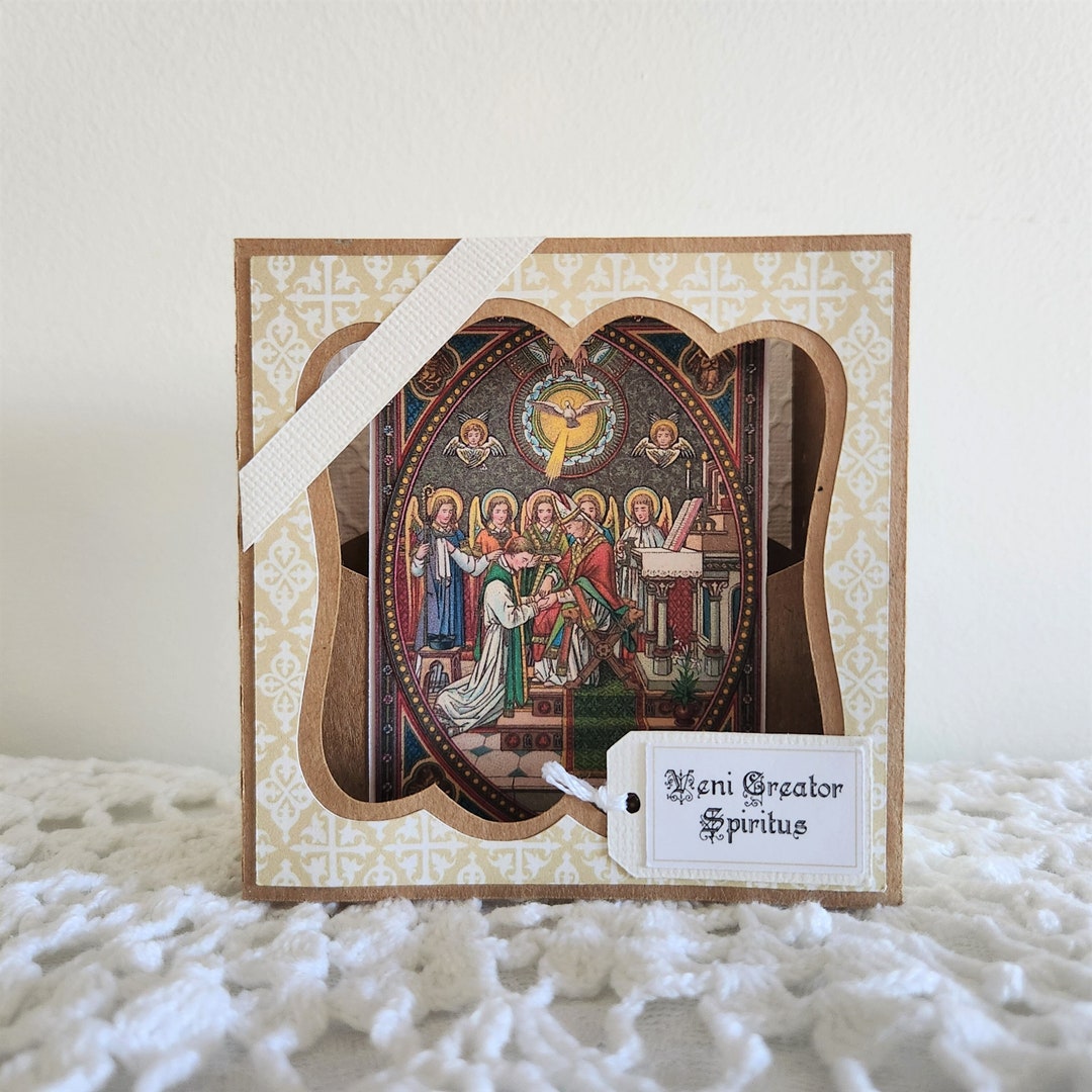 Priest Mini Shrine Keepsake Card - Etsy