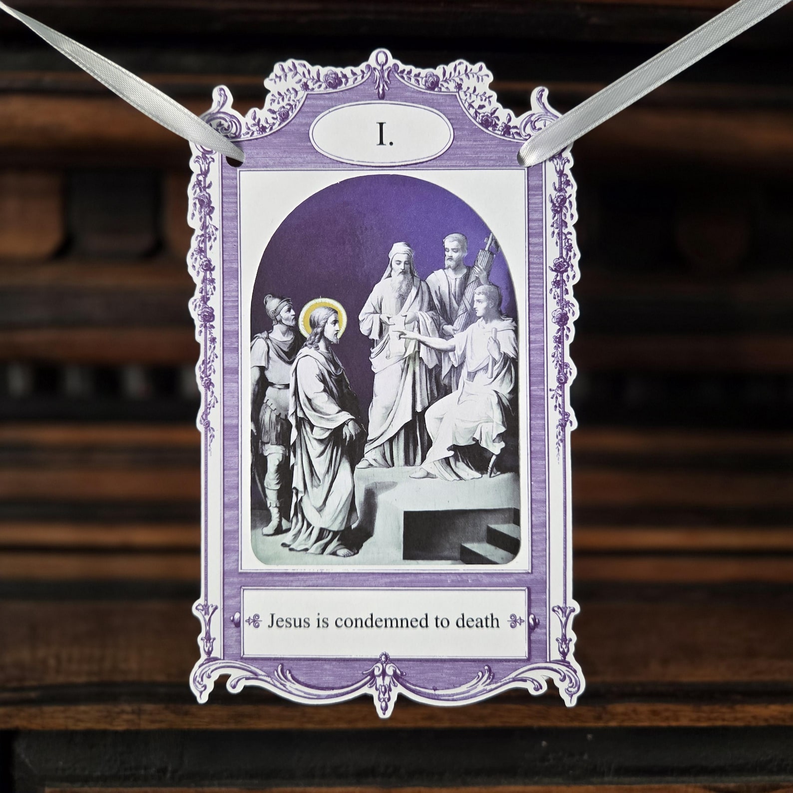 Stations of the Cross Paper Banner – Traditional Catholic Lenten Decor ...