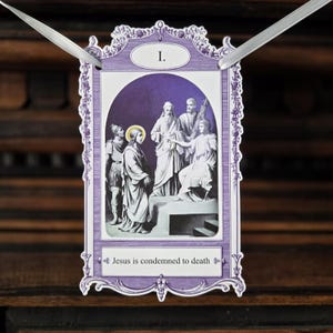 Stations of the Cross Paper Banner – Traditional Catholic Lenten Decor ...