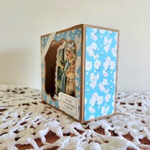 Holy Rosary Mini Shrine Keepsake Card - October Devotion - Etsy