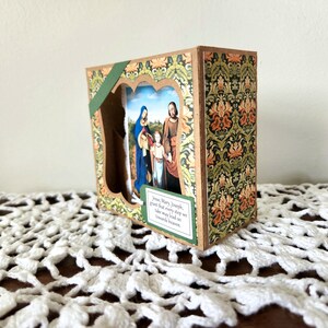 Holy Family Mini Shrine Keepsake Card February Devotion - Etsy