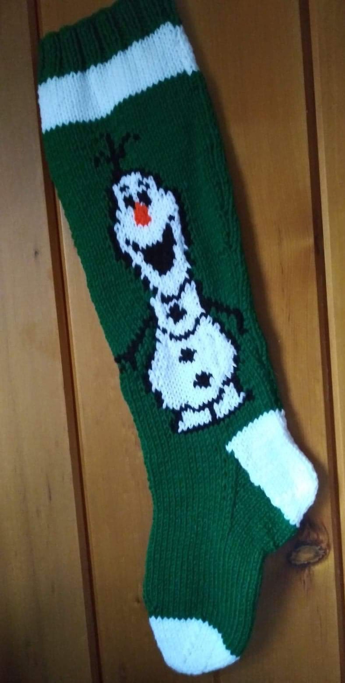 Olaf Stocking - Etsy