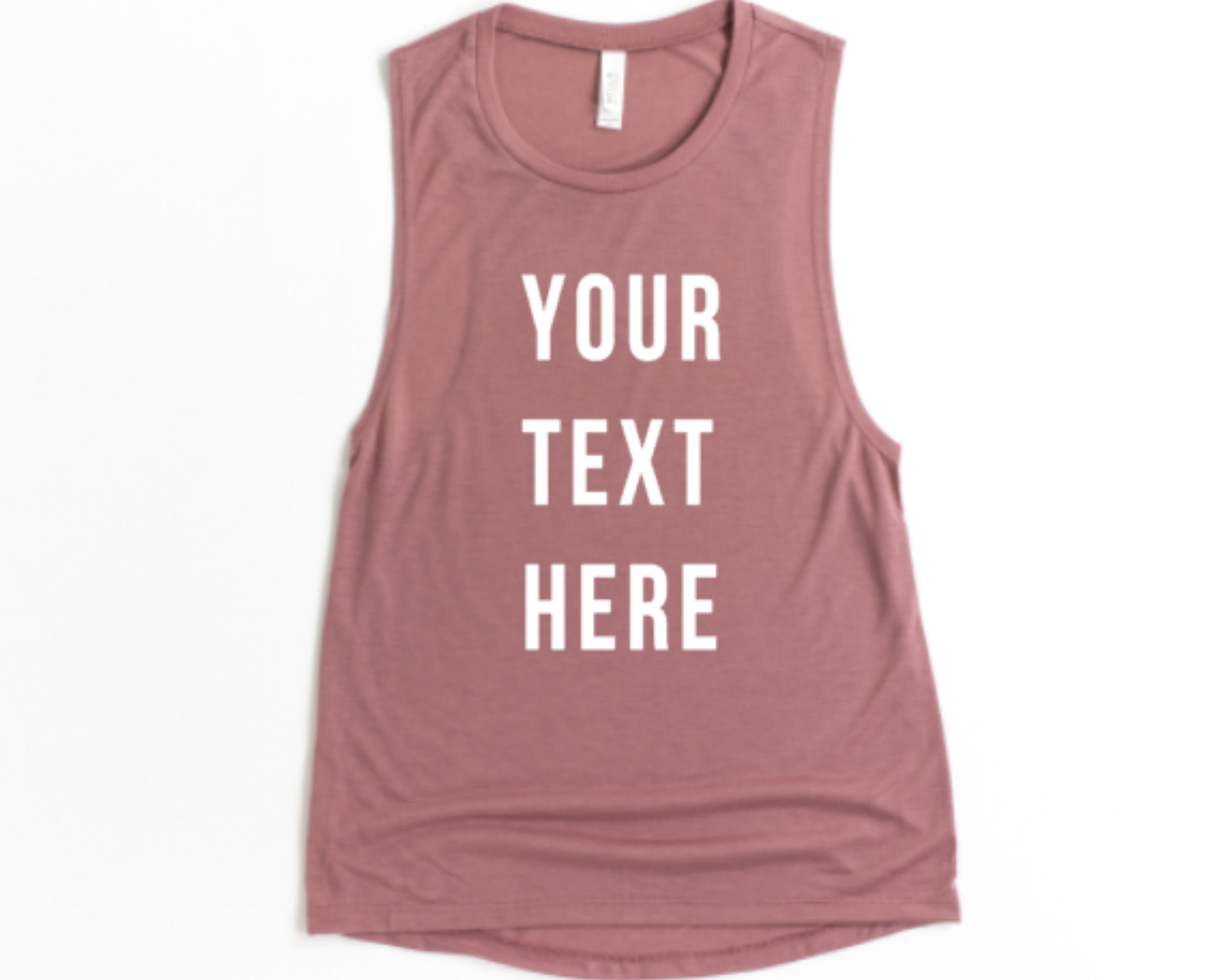 Personalized Muscle Shirts Custom Tanks Personalized Text - Etsy