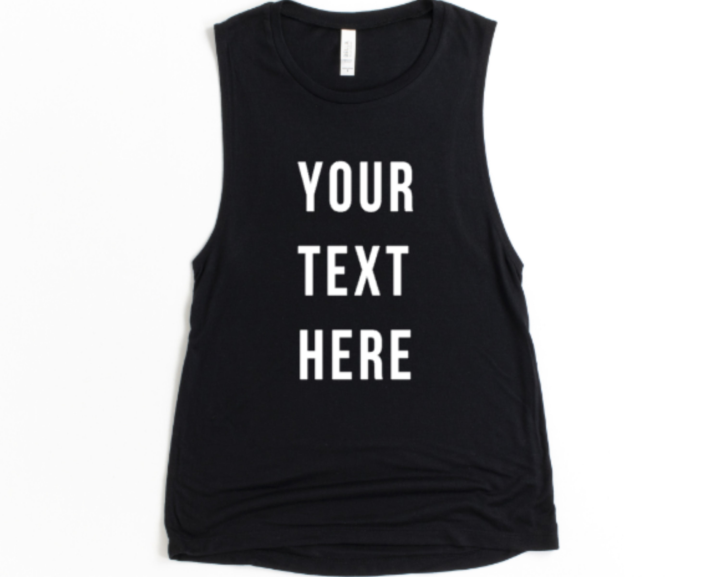 Personalized Muscle Shirts Custom Tanks Personalized Text - Etsy