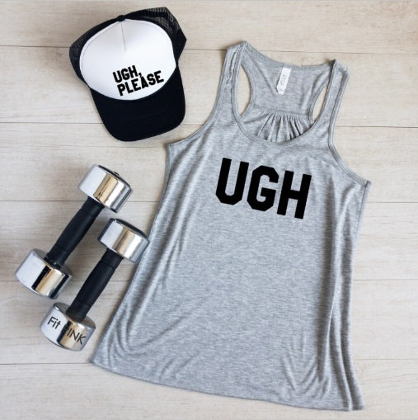Ugh Shirt Funny Workout Shirt Women Gym Tank Womens Muscle - Etsy