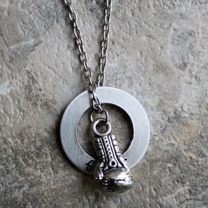 Fight Necklace Boxing Glove Necklace Boxing Jewelry Fighter | Etsy