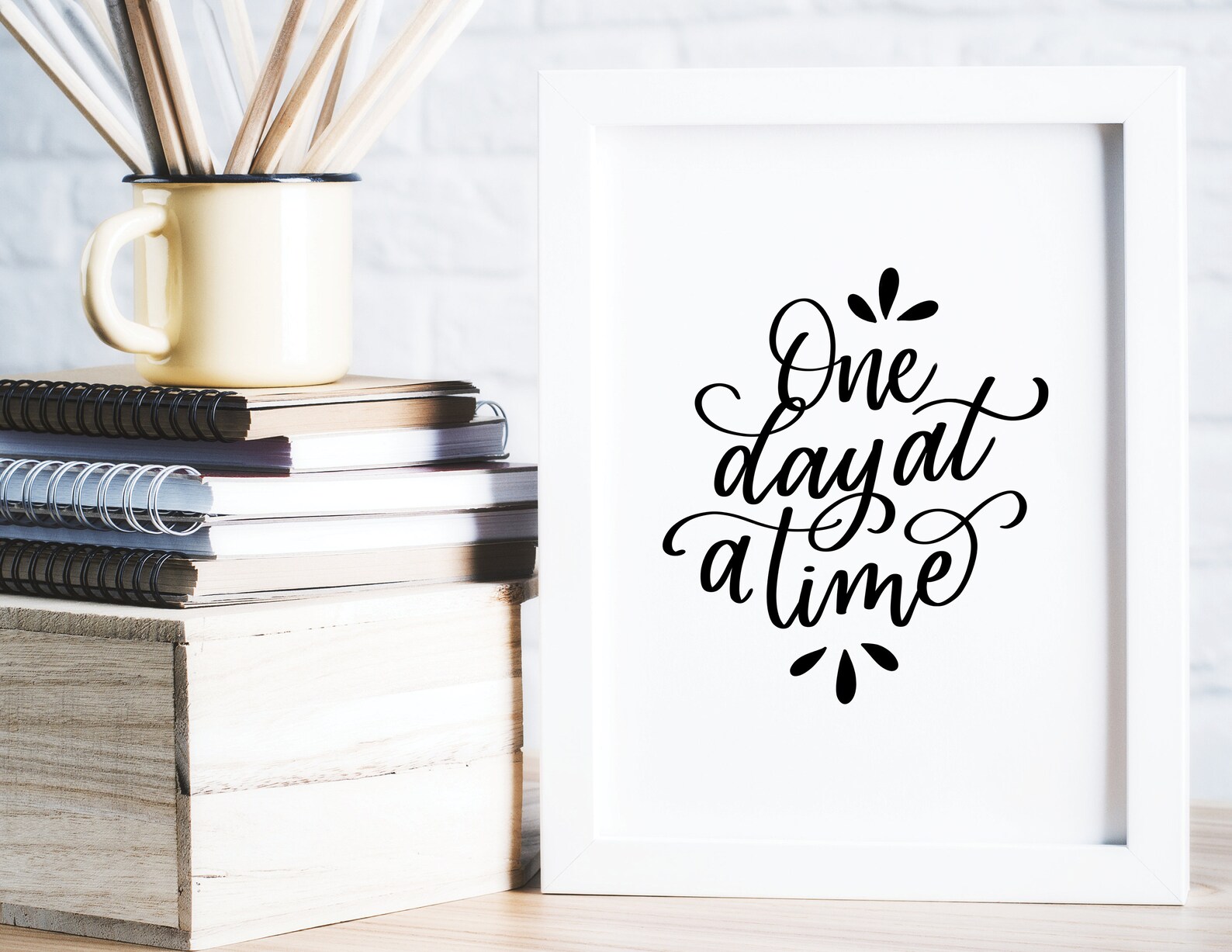 One Day at a Time Printable Instant Download One Day at a - Etsy
