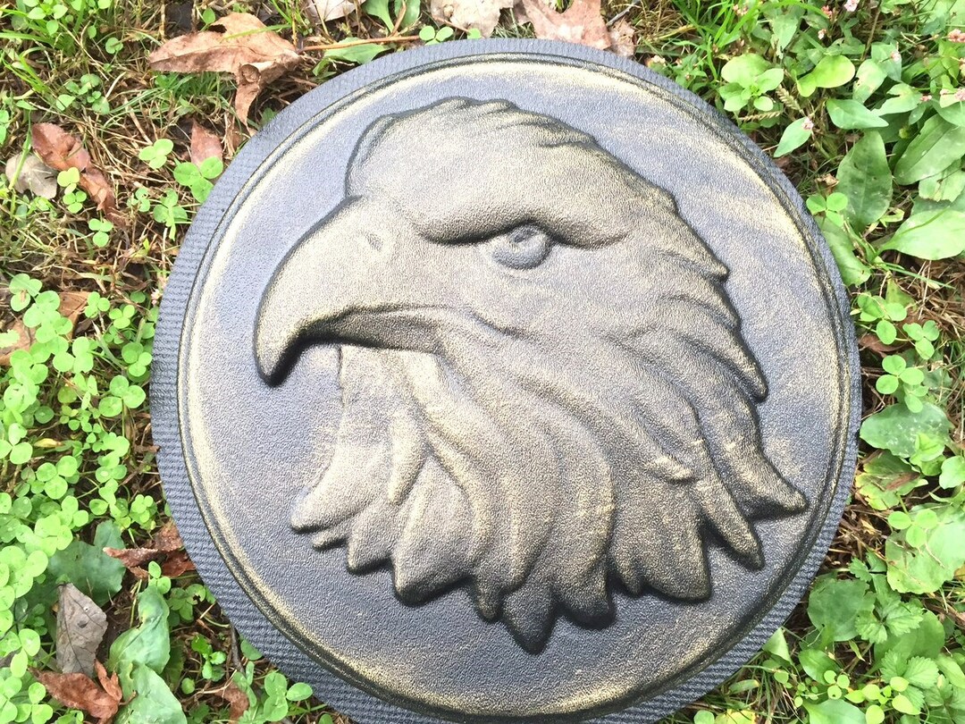 Eagle Head Stepping Stone Mold Use to Make Your Own Stepping Stones ...