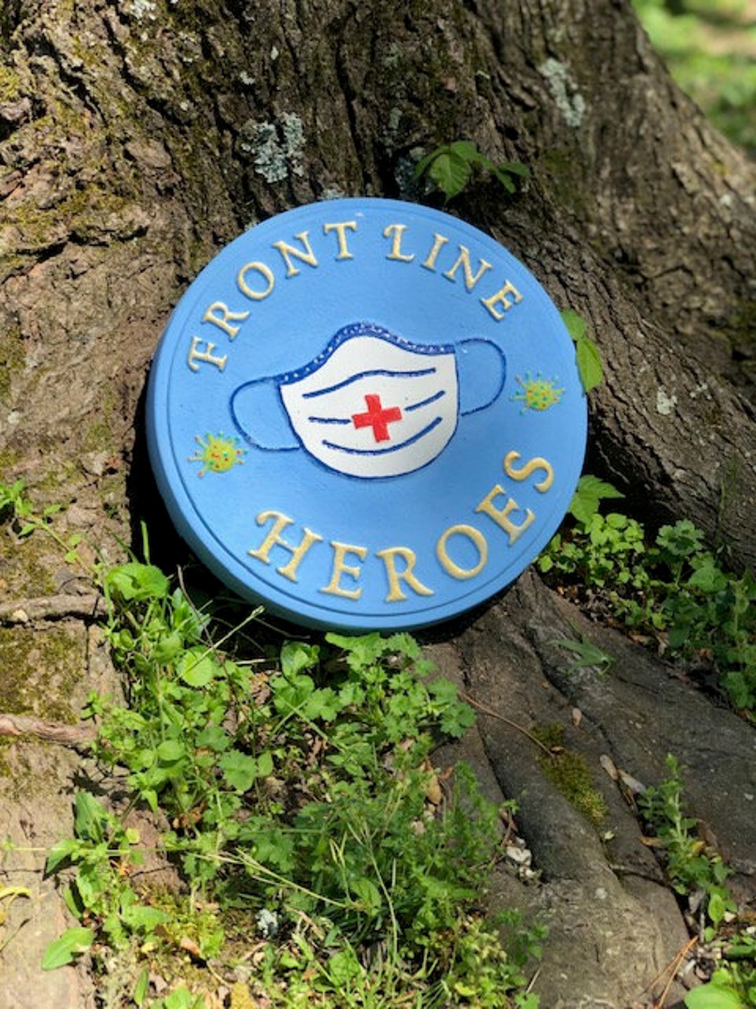 Front Line Hero Stepping Stone Mold Use to Make Your Own Stepping ...