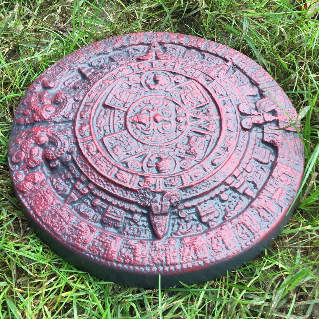 Aztec Calender Stepping Stone Mold Use to Make Your Own Stepping Stones ...