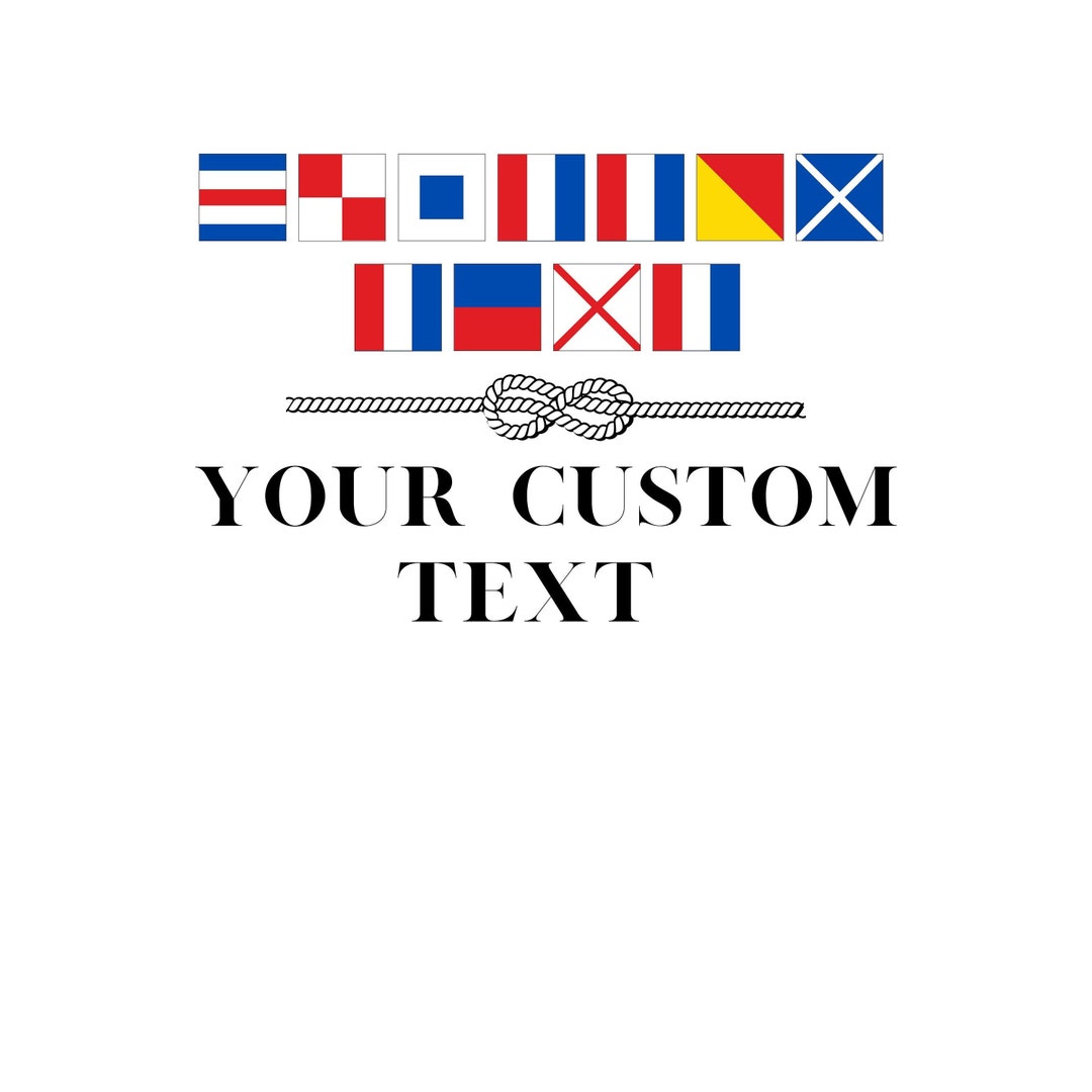 Personalized Nautical Flag Artwork, Nautical Birthday, Nautical ...