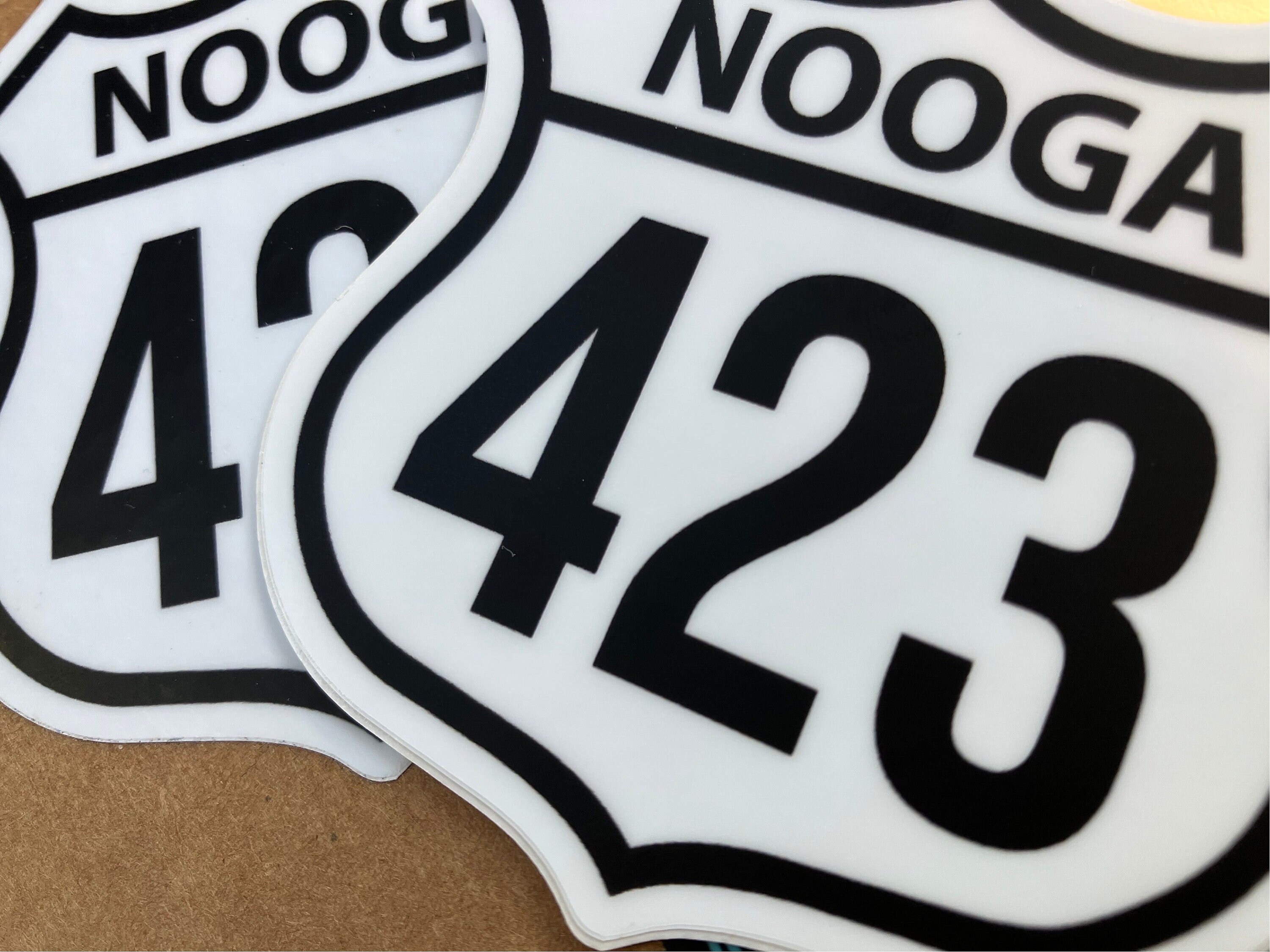 NOOGA 423 Chattanooga Tennessee USA Highway Road Sign Vinyl Sticker - Etsy