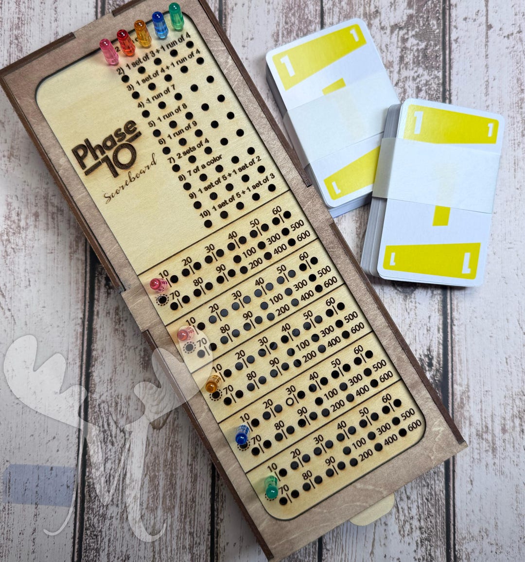 Phase 10 Game and Storage Box - Etsy