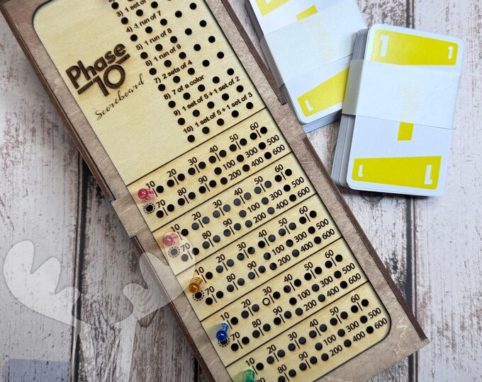 Phase 10 Game and Storage Box - Etsy
