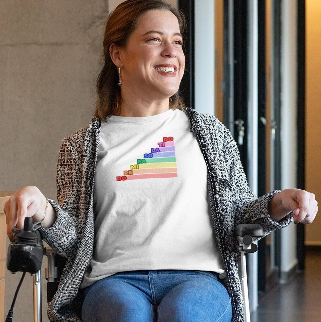 Solfège Stairs Music Teacher T-shirt – Colorful Scale Tee - Etsy