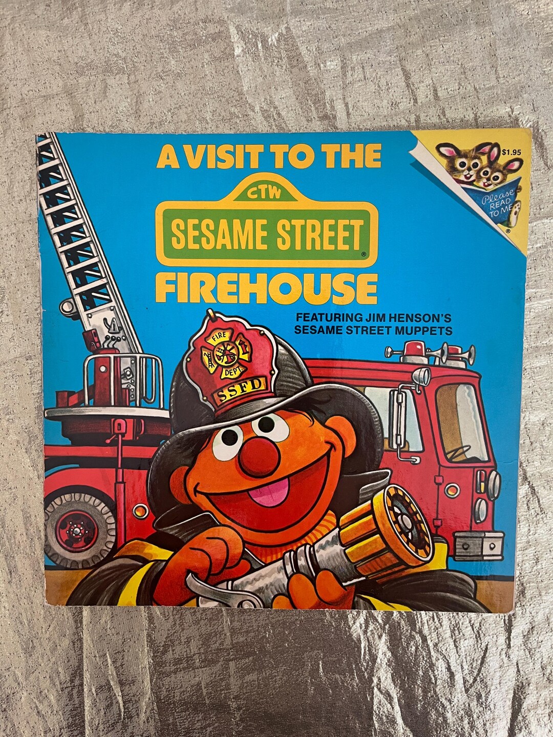 Vintage Sesame Street A Visit to the Sesame Street Firehouse Book - Etsy