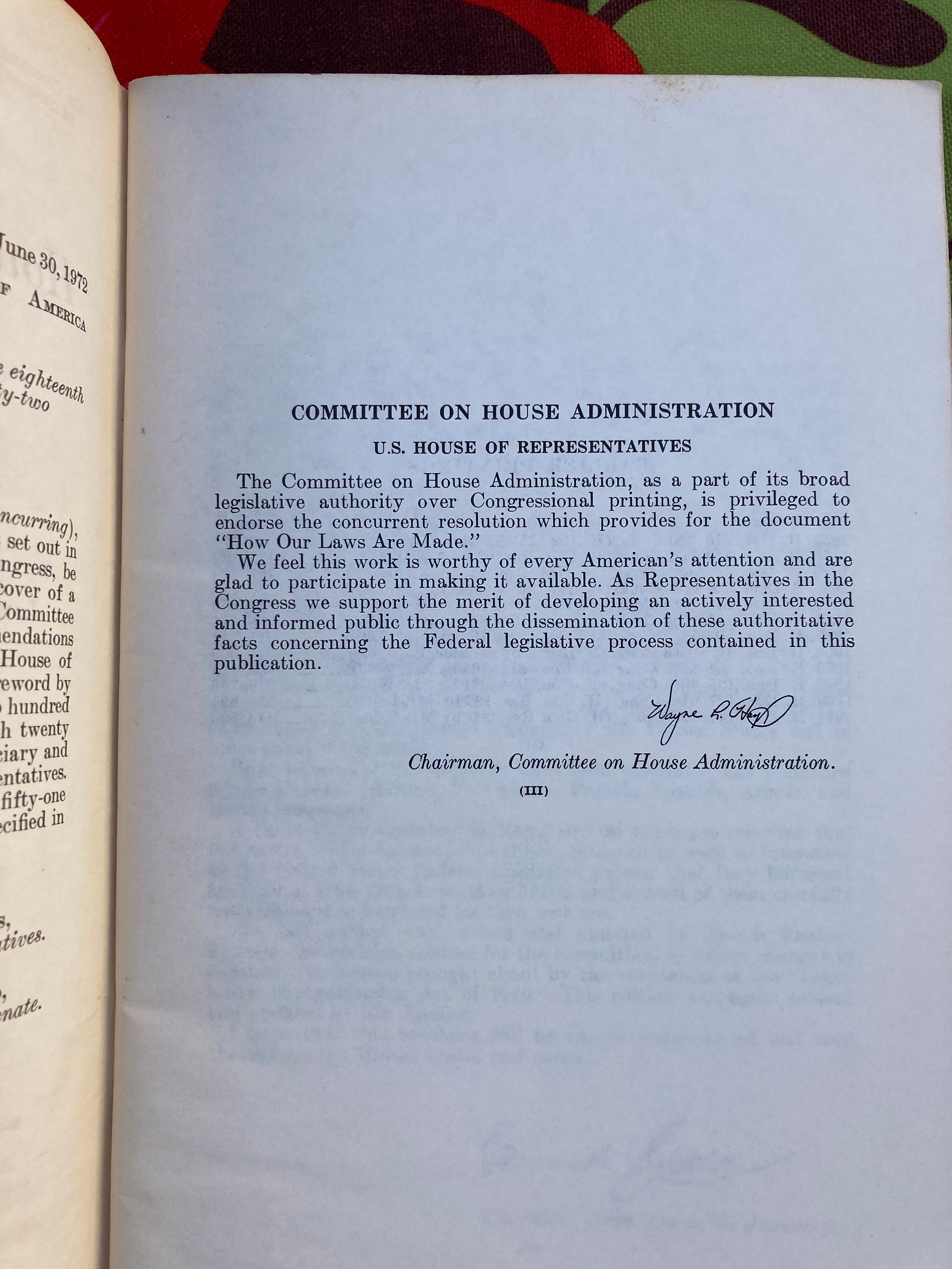 Vintage 1972 Booklet How Our Laws Are Made Book Compliments of Gilbert ...