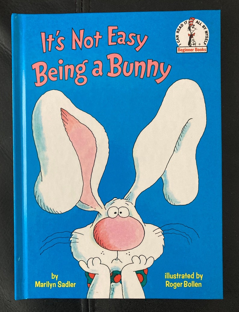 Vintage Hardcover It's Not Easy Being a Bunny Book by Marilyn Sadler ...