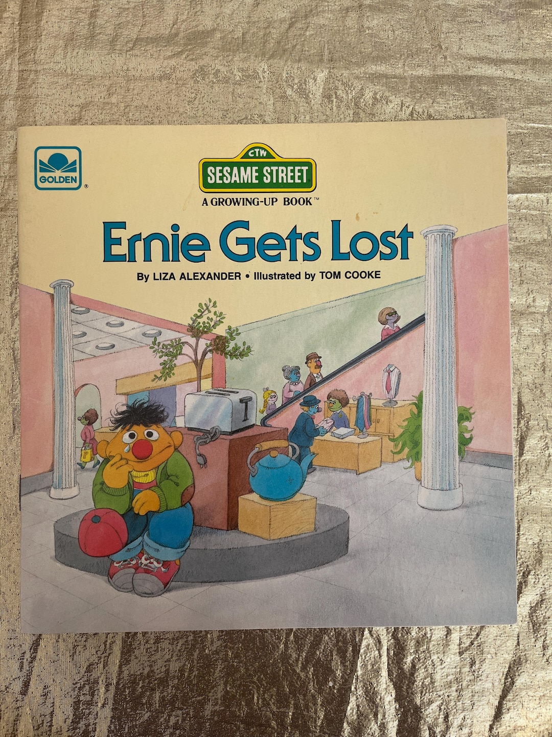 Vintage Sesame Street Ernie Gets Lost Book - Etsy