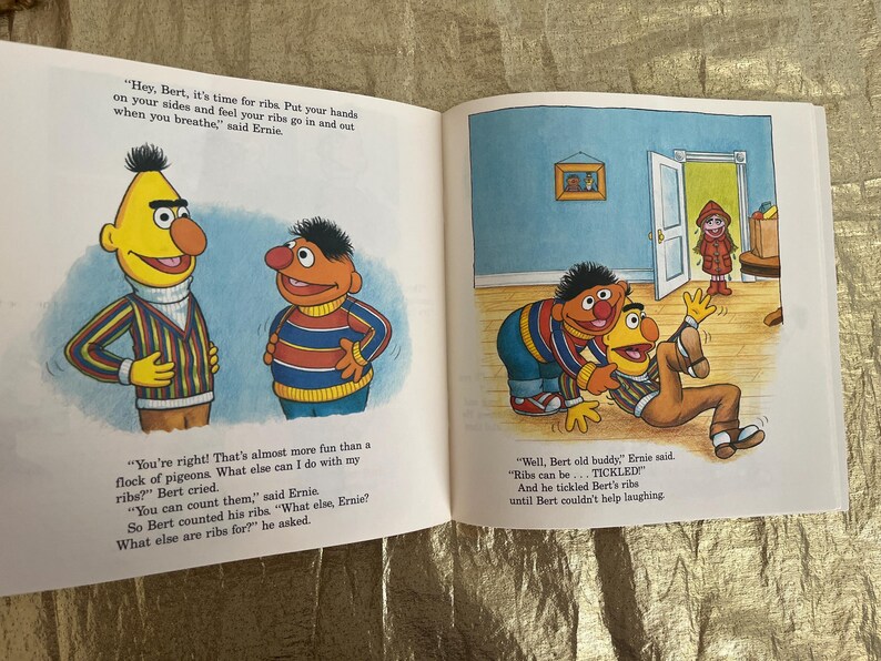 Vintage Sesame Street Anybody Can Play Bert and Ernie Children's Book ...
