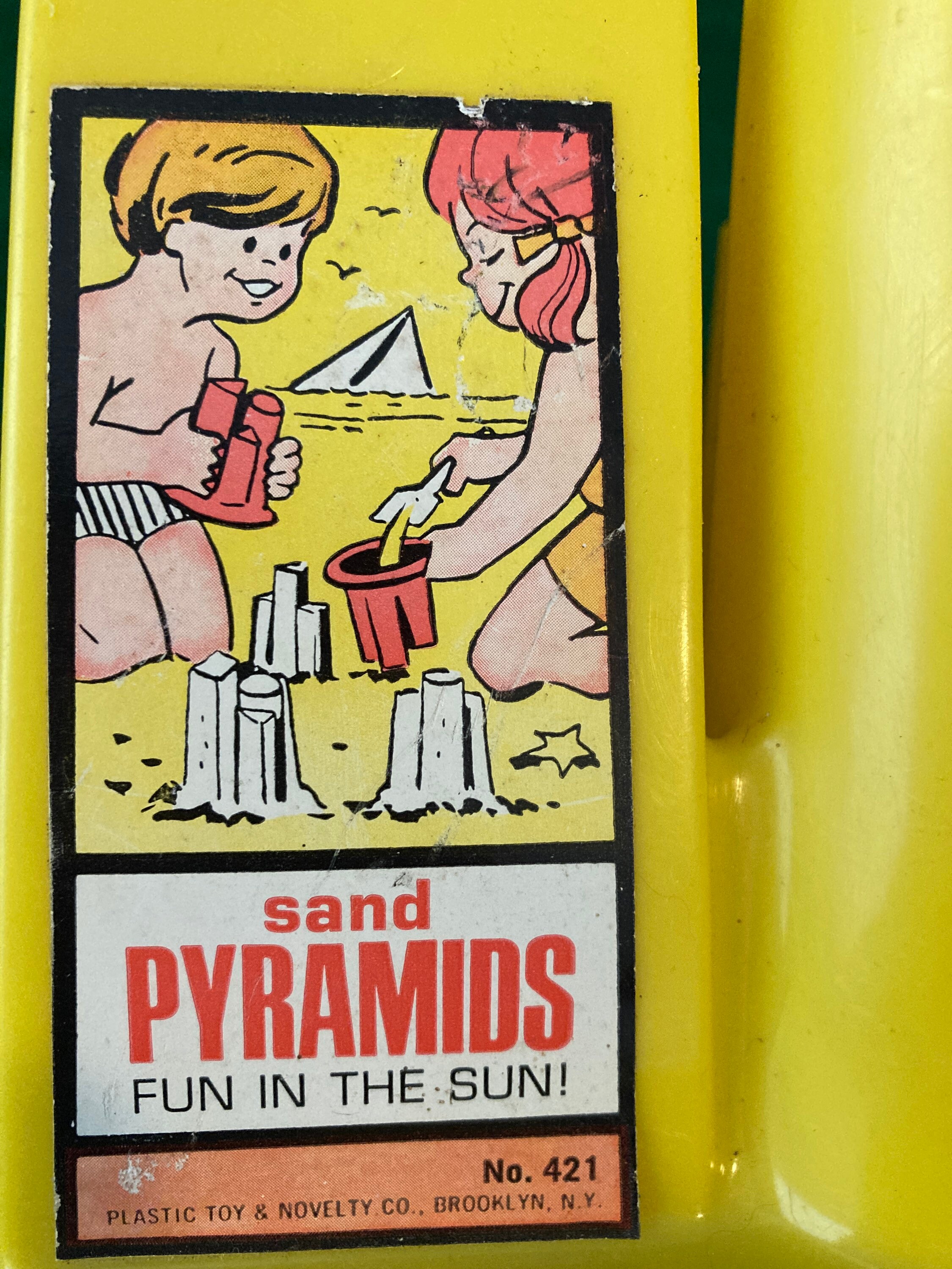 Vintage Sand Pyramids Fun in the Sun Sand Toys - Etsy