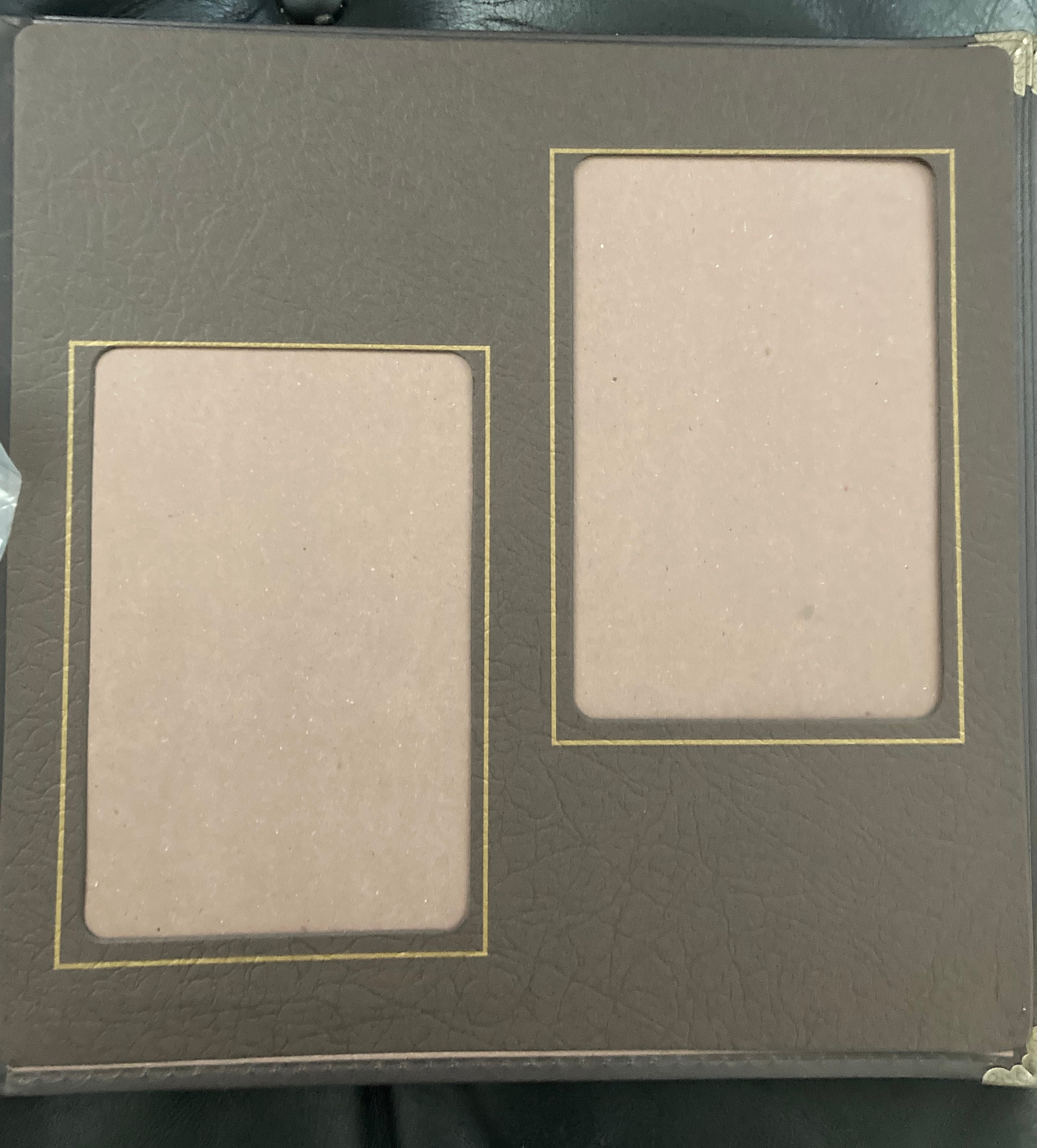 Vintage Wooden Presentation Photo Album with Mats of Various Sizes for ...