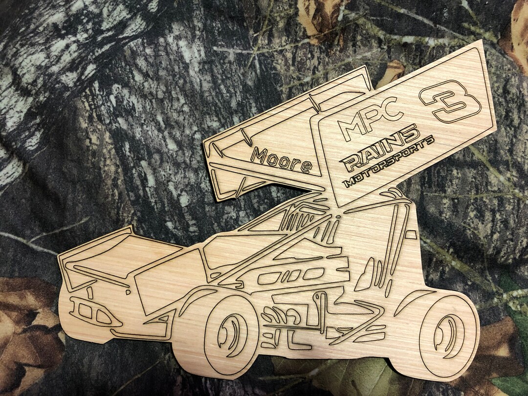 Race Car Wall Plaque - Etsy