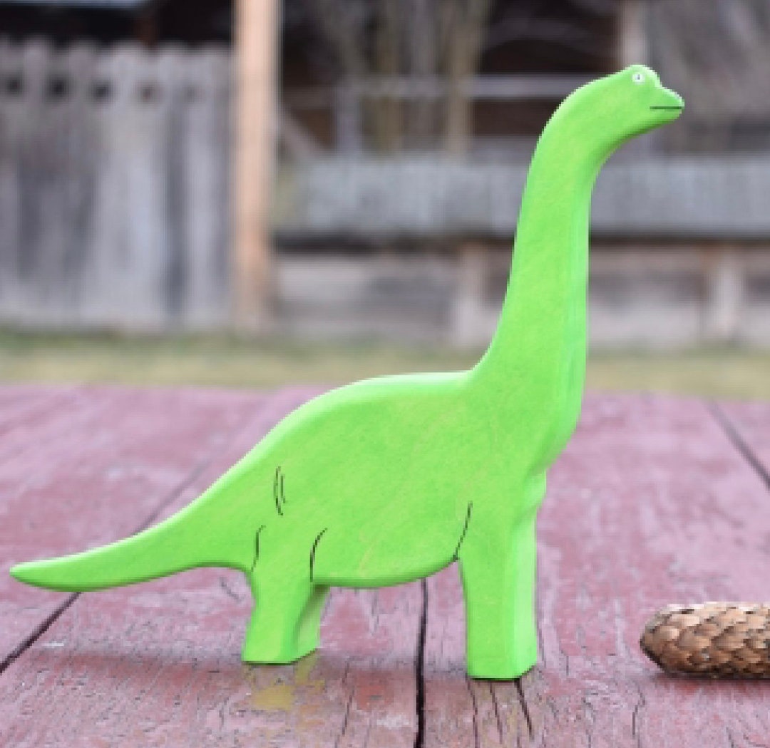 Paintable Dinosaur With Paint and Brushes - Etsy