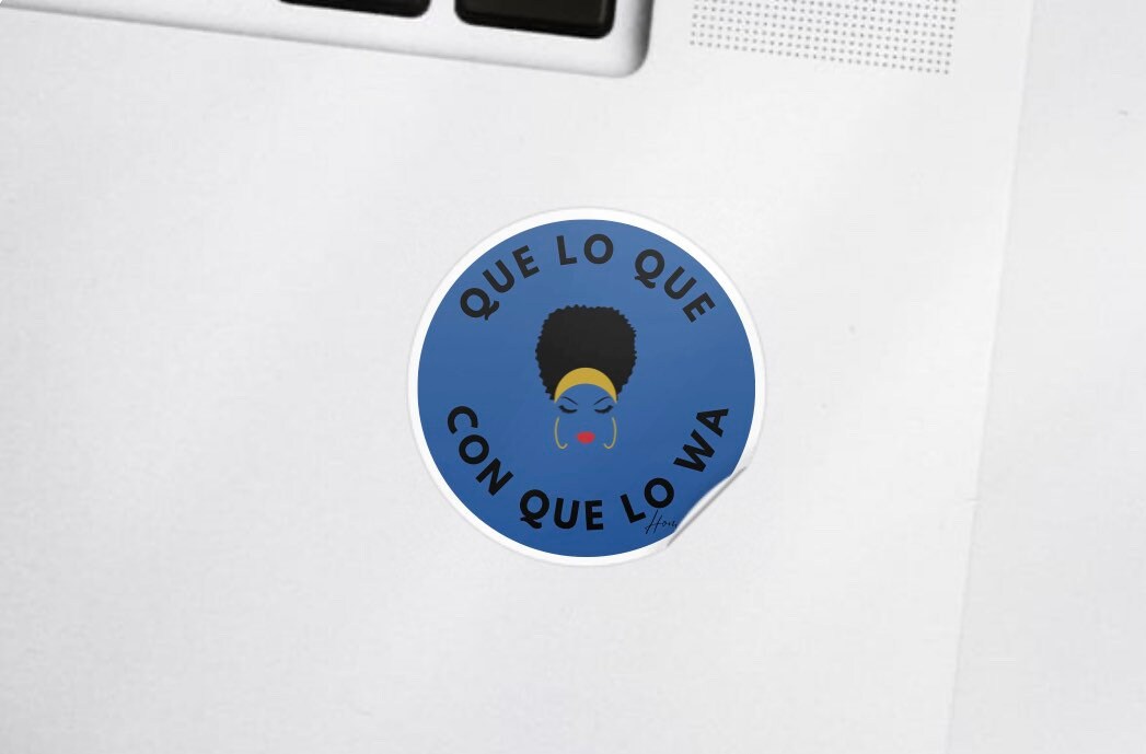 Que Lo Que, Dominican Slang Sticker, Single Sticker, High Quality ...