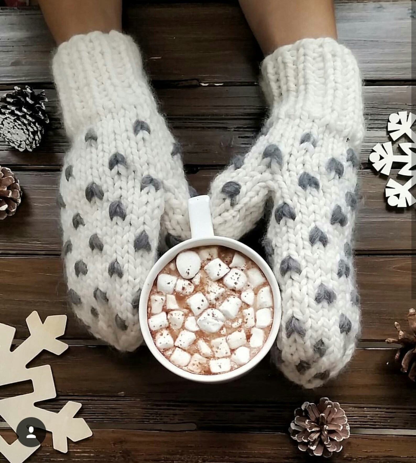 KNITTING PATTERN Thrummed Mittens / Chunky Knit Mitten Pattern - Etsy UK