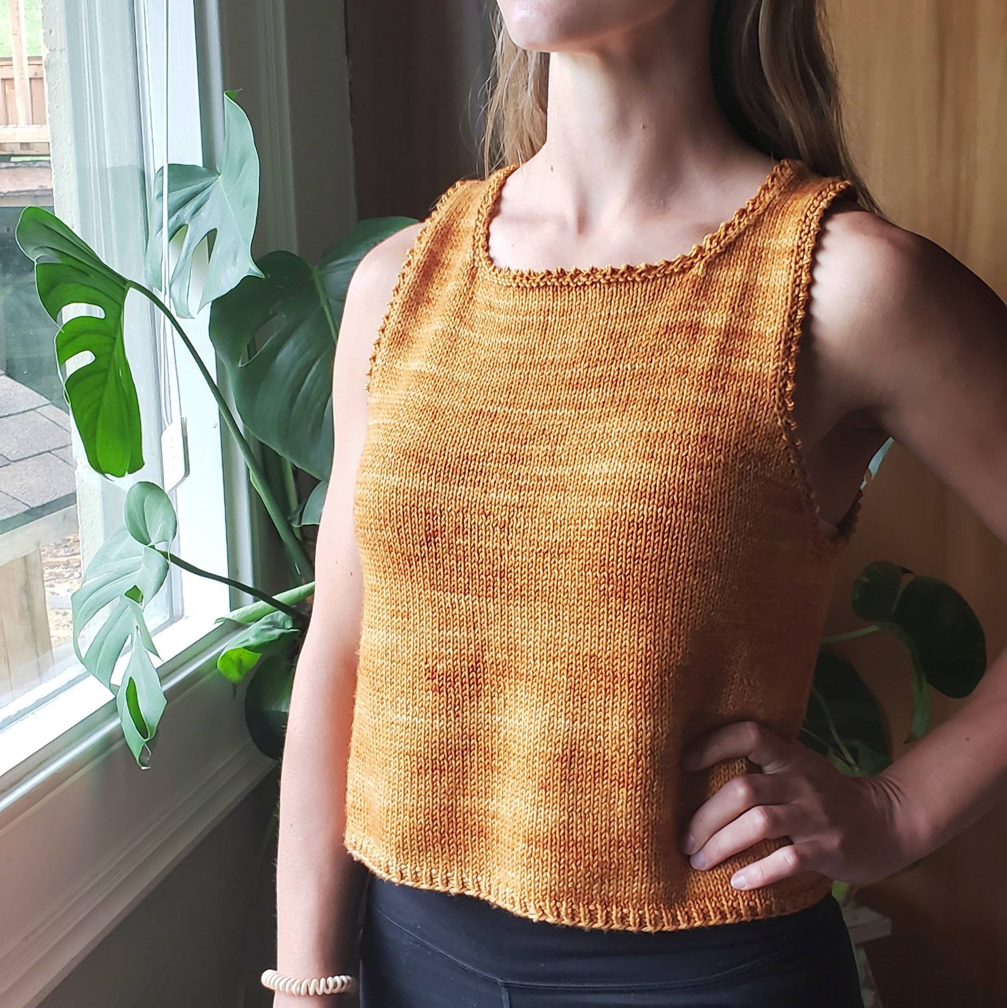 KNITTING PATTERN // Whistler Tank // Knit Tank Top Pattern // - Etsy UK
