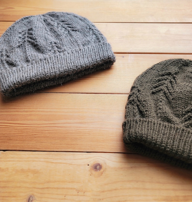 KNITTING PATTERN // Into the Pines Hat DK Weight // Pine Tree Hat - Etsy