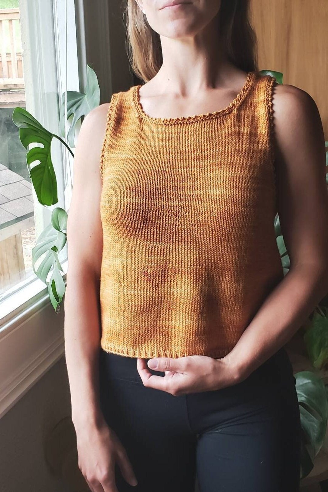 KNITTING PATTERN // Whistler Tank // Knit Tank Top Pattern // Knit Top ...
