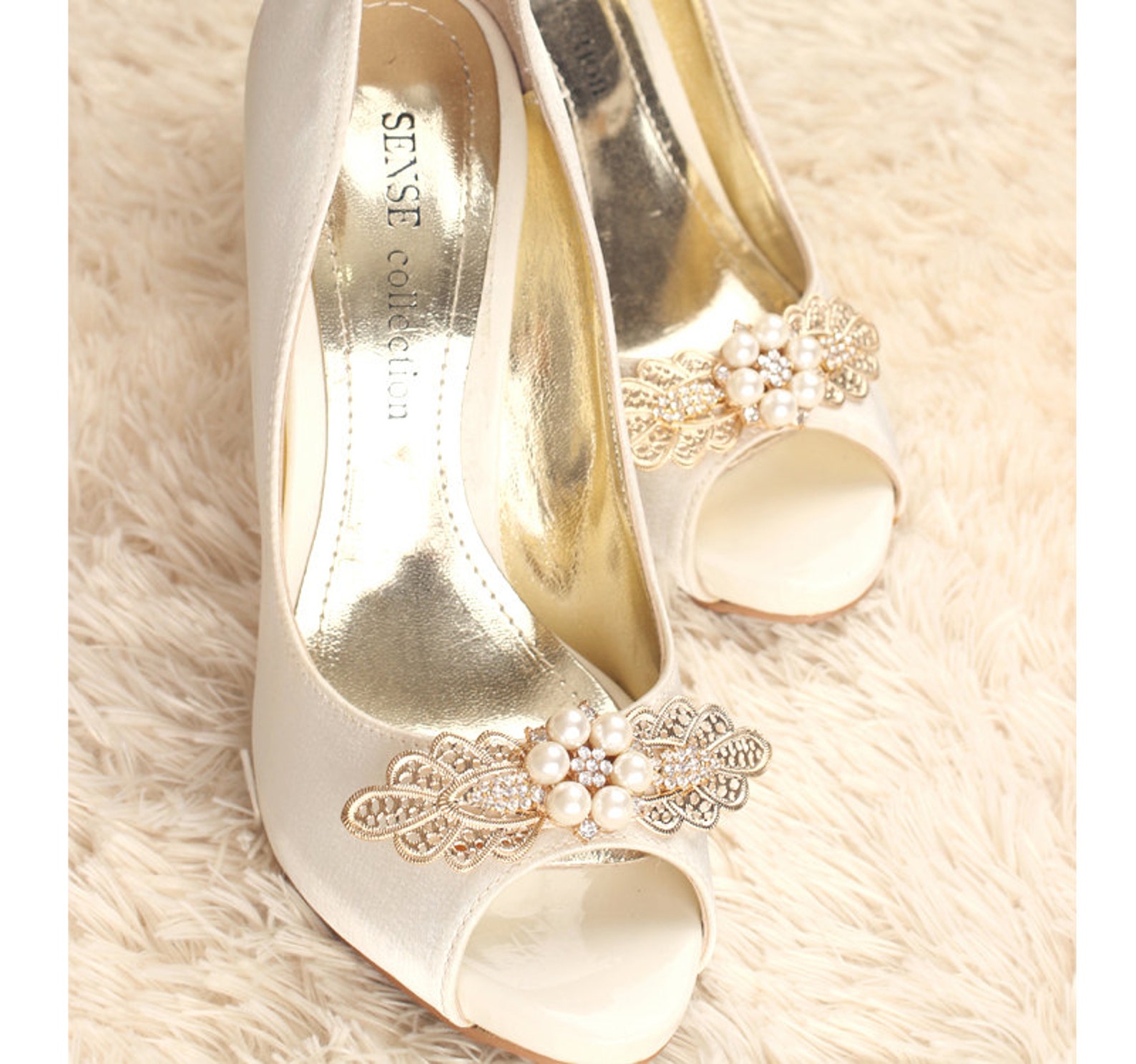 Rhinestone Shoe Clips Shoe Clips Crystal Shoe Clips Bridal - Etsy