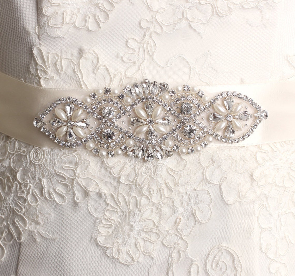 Bridal Sash Wedding Sash Wedding Sash Rhinestone Bridal - Etsy