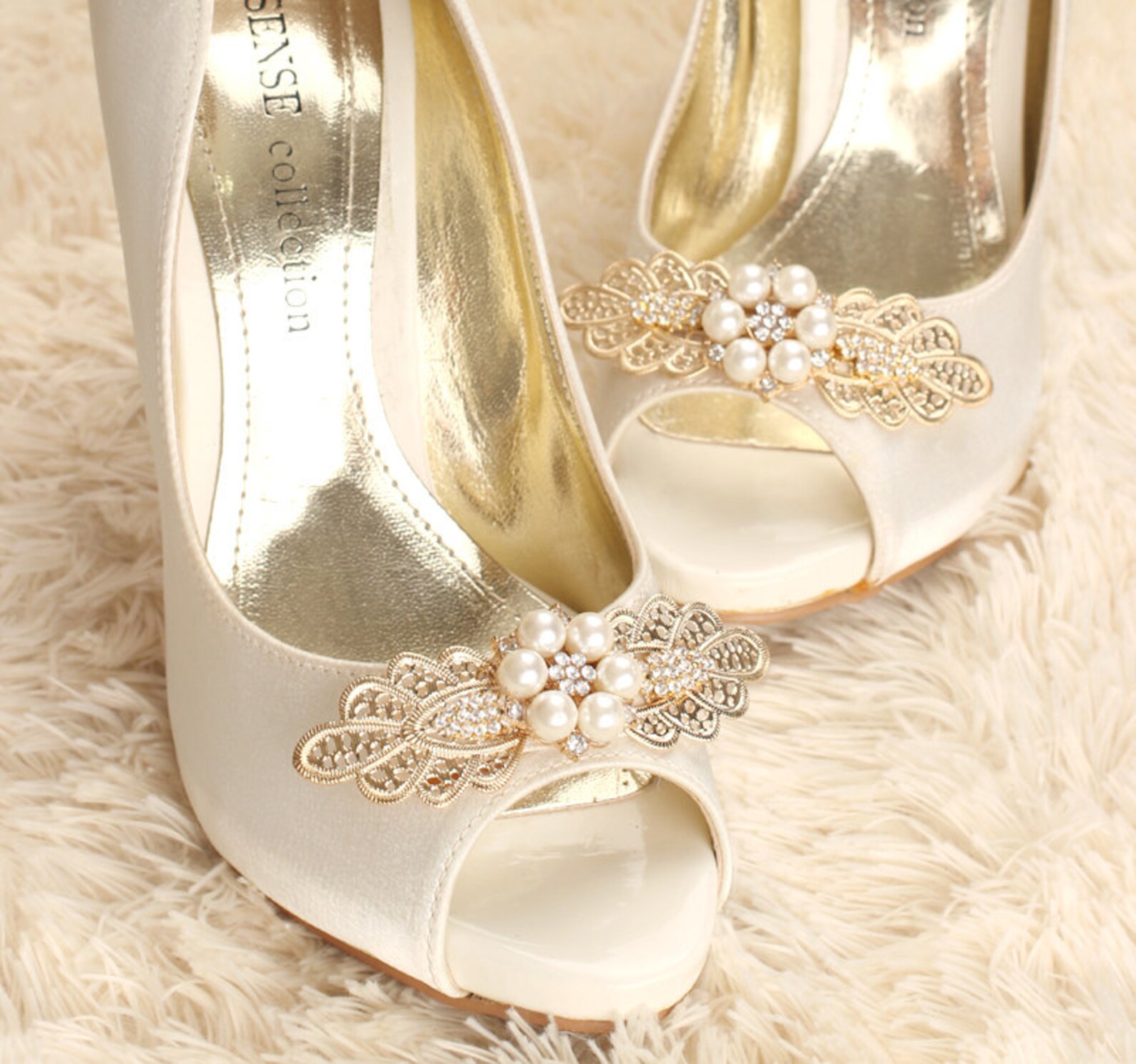 Rhinestone Shoe Clips Shoe Clips Crystal Shoe Clips Bridal - Etsy