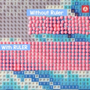 3 Sizes of 360 Round Hole Diamond Painting Alignment Ruler With 140mm ...