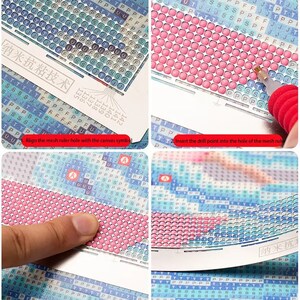 3 Sizes of 360 Round Hole Diamond Painting Alignment Ruler With 140mm ...