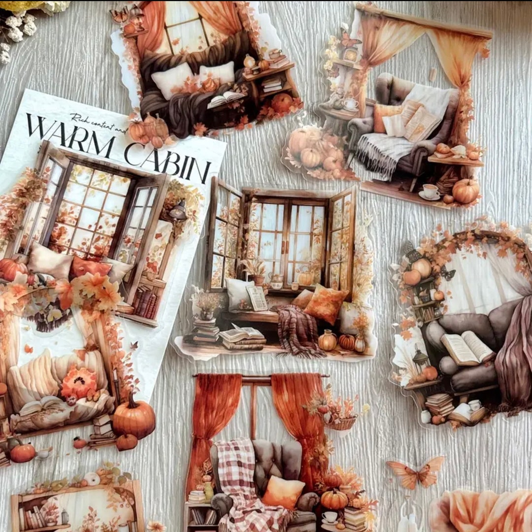 10 Large Stickers With Dreamy Rooms Under A Canopy, Inside an Arbor and ...